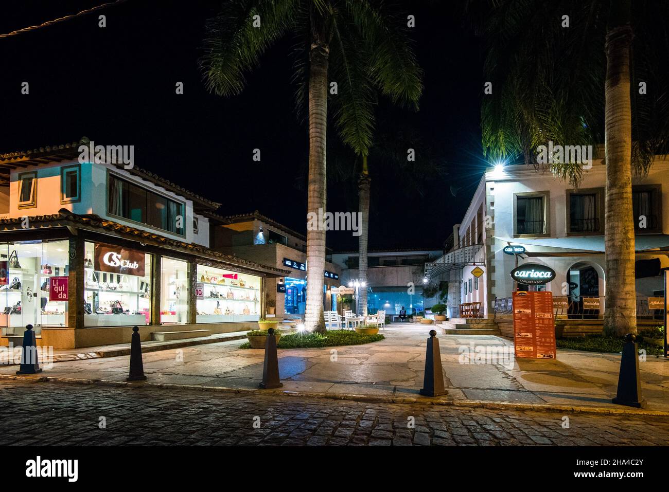Buzios, Brazil - July 24, 2018: Famous Stone Street (Rua das Pedras) is ...
