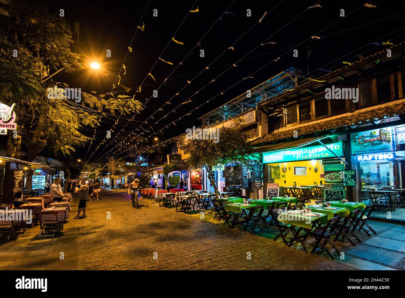 Buzios, Brazil - July 24, 2018: Famous Stone Street (Rua das Pedras) is ...