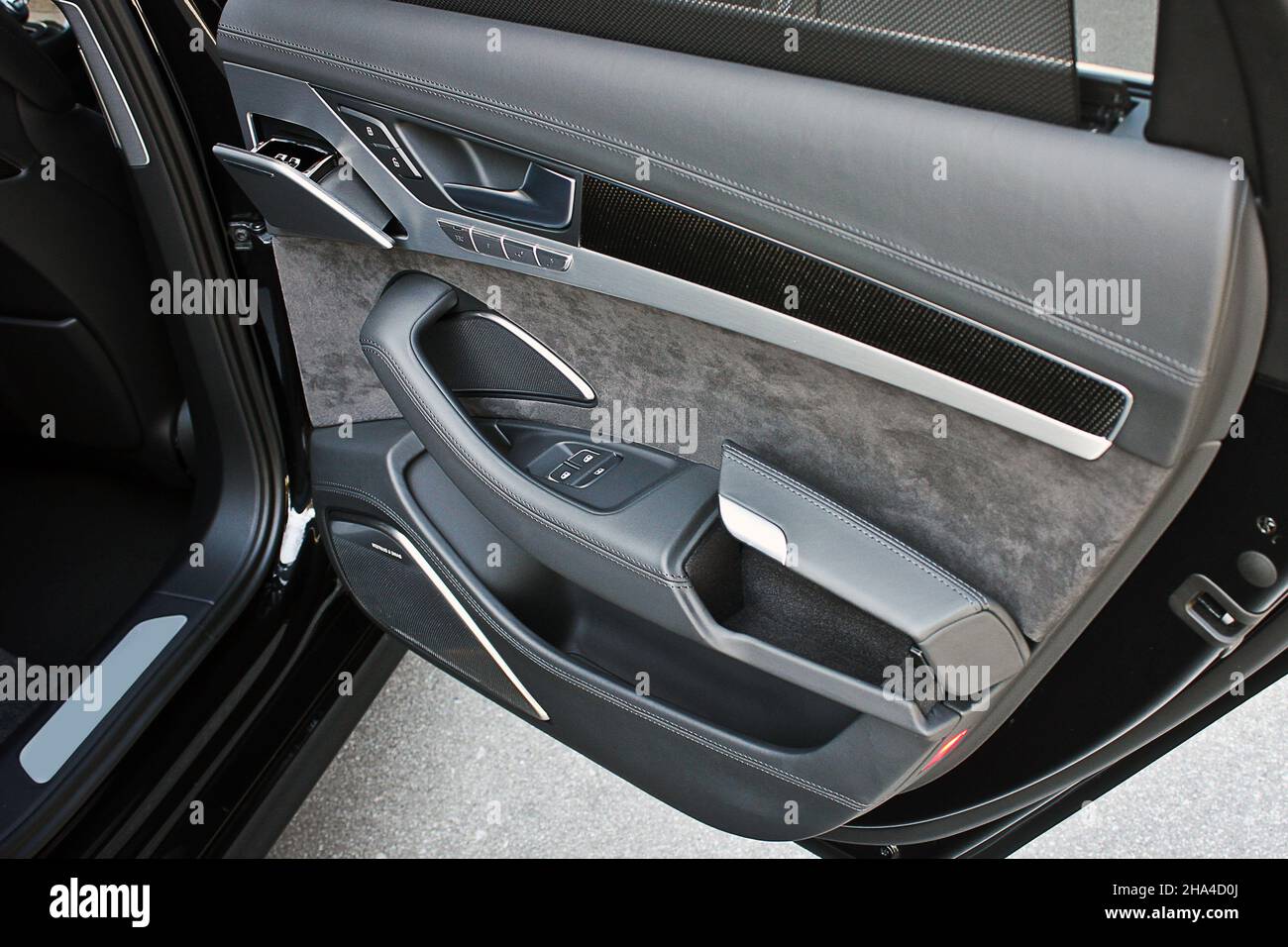 Car interior luxury service. Car interior details Stock Photo - Alamy