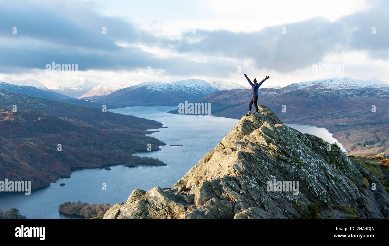 Ben aan viewpoint hi-res stock photography and images - Alamy