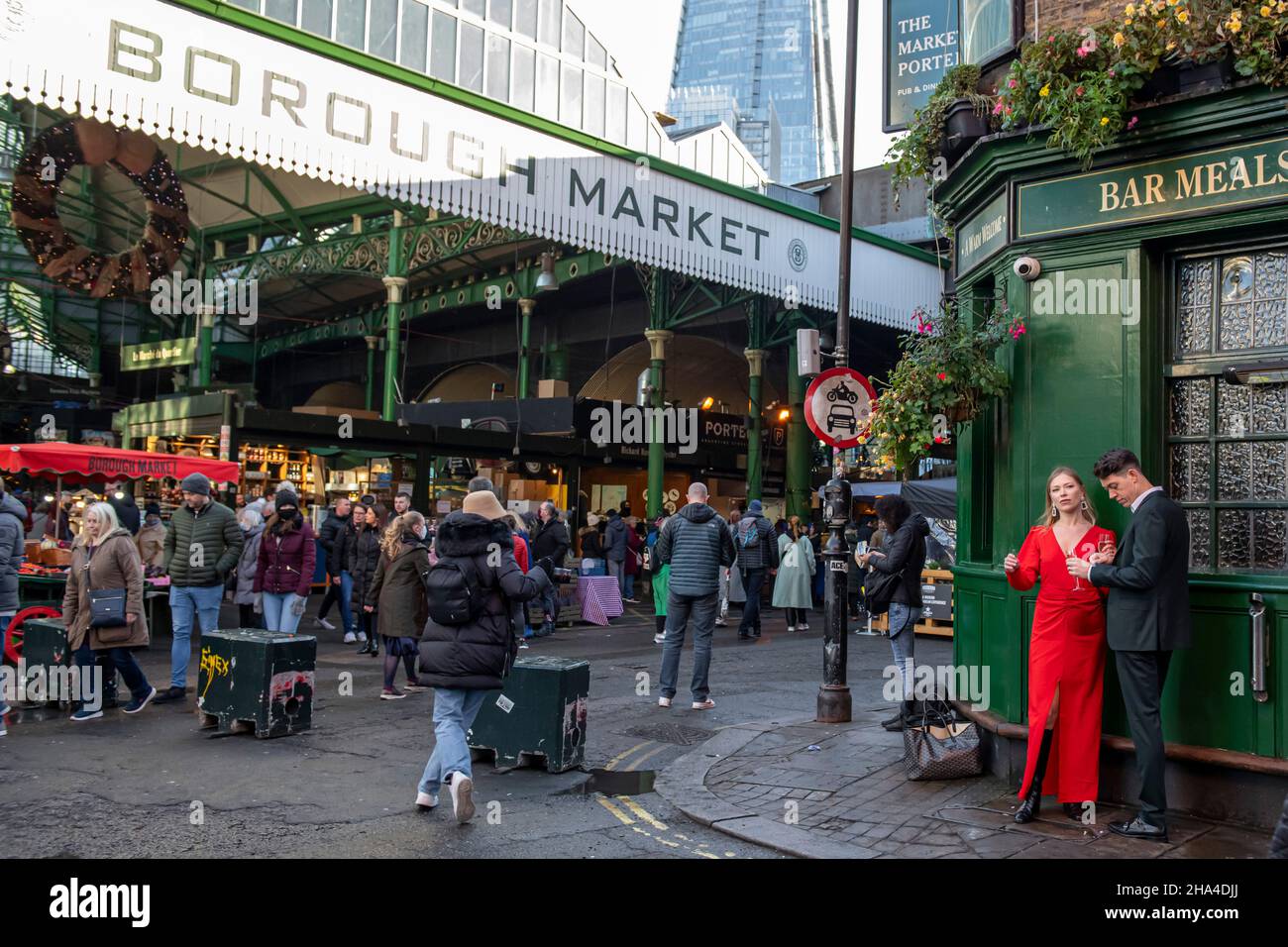 Borough Market in December 2021 Stock Photo - Alamy