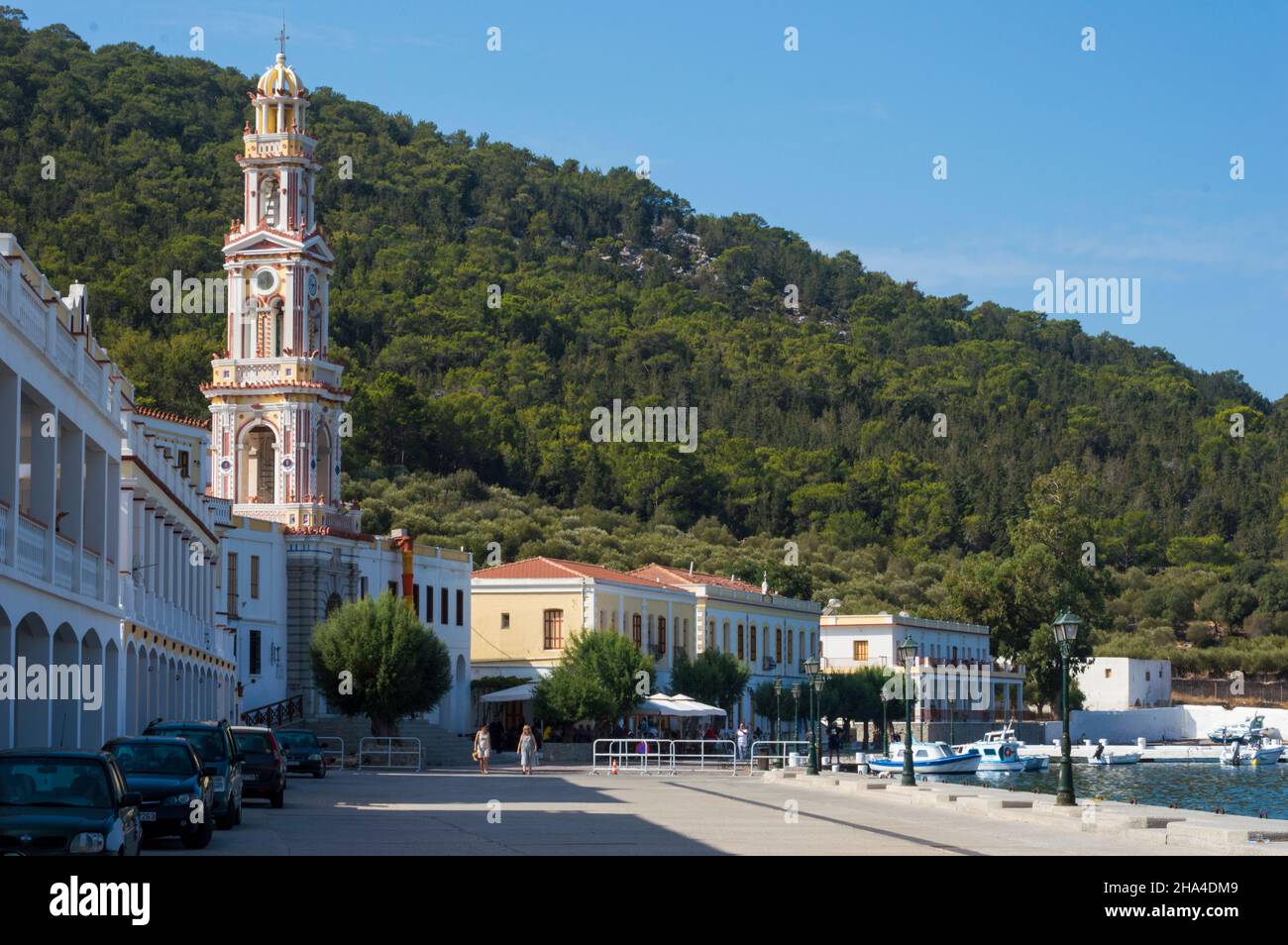 14 September 2021, Panormitis, Greece: Famous Monastery Panormitis on ...
