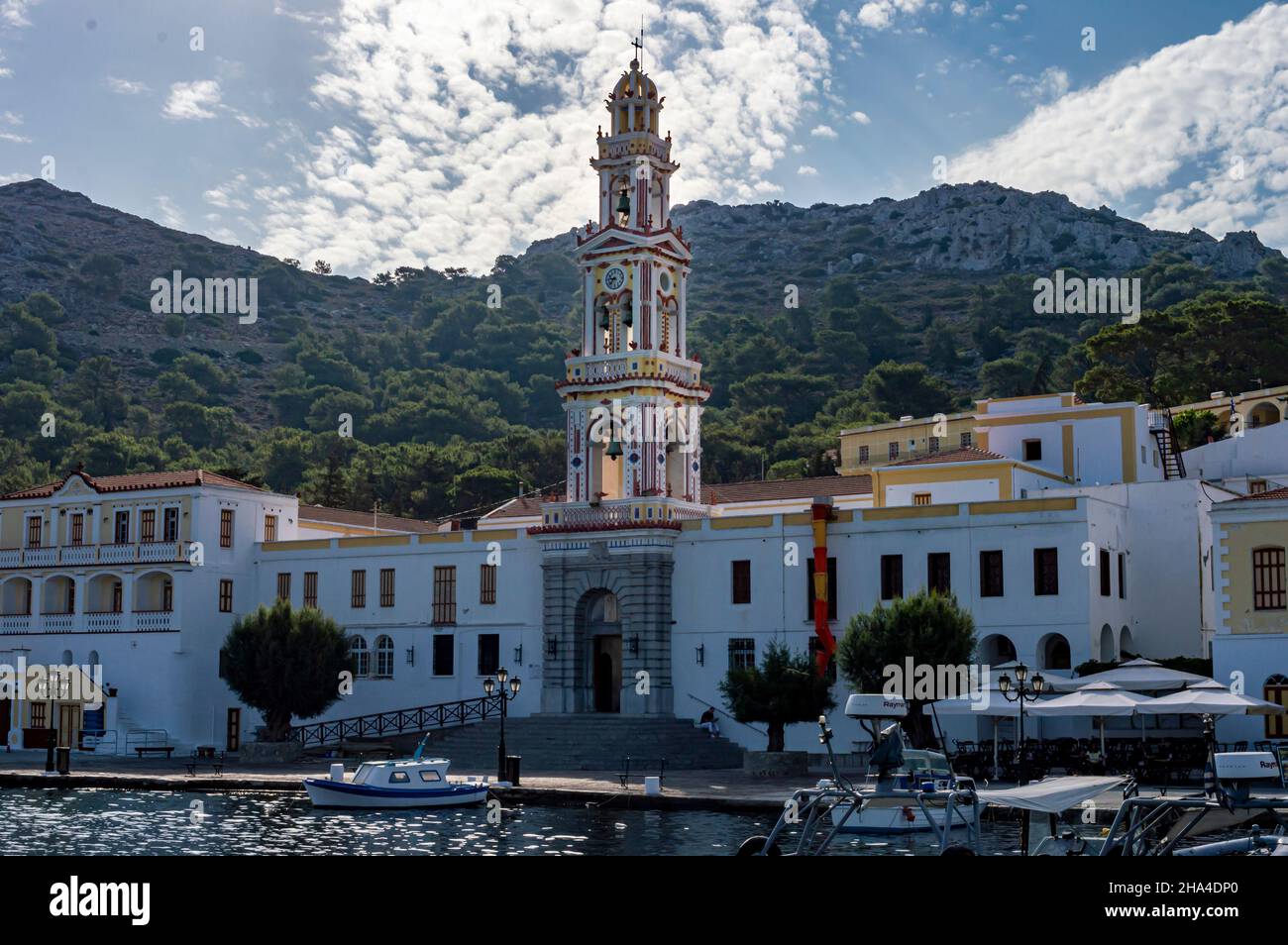 14 September 2021, Panormitis, Greece: Famous Monastery Panormitis on ...