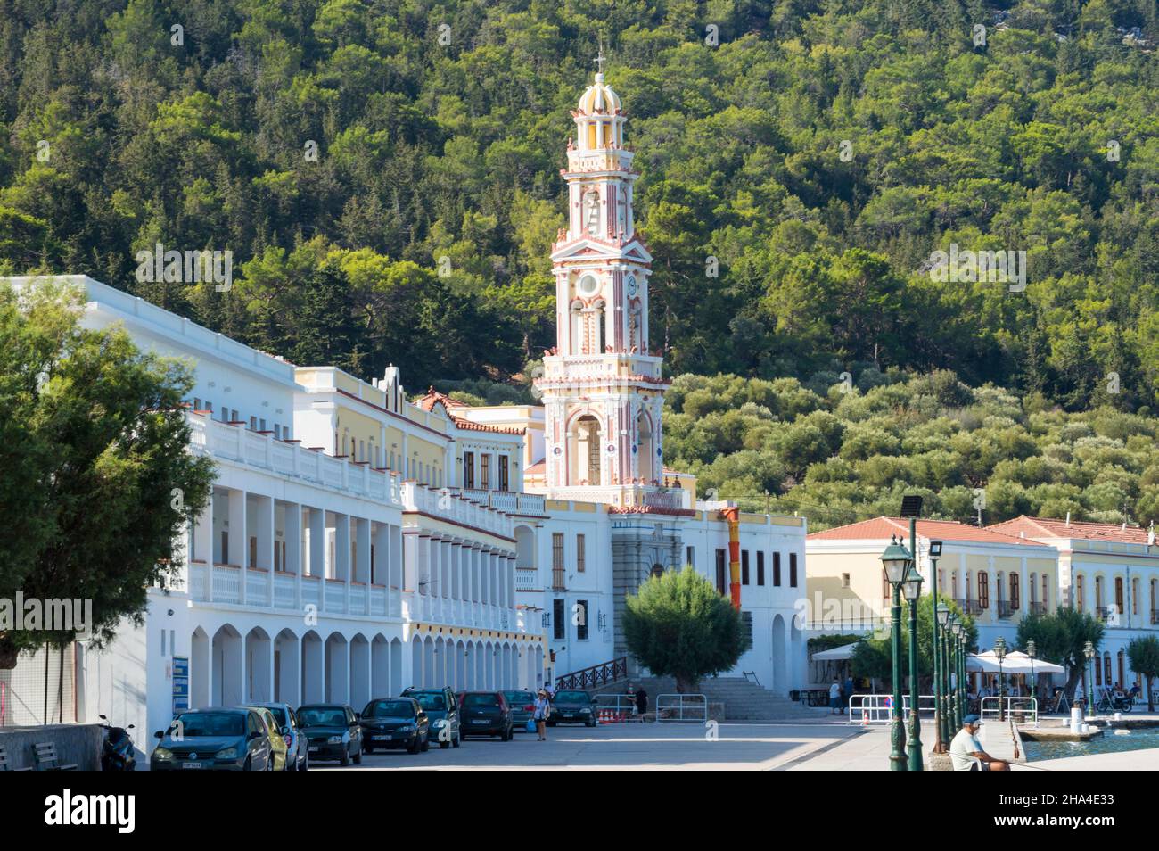14 September 2021, Panormitis, Greece: Famous Monastery Panormitis on ...