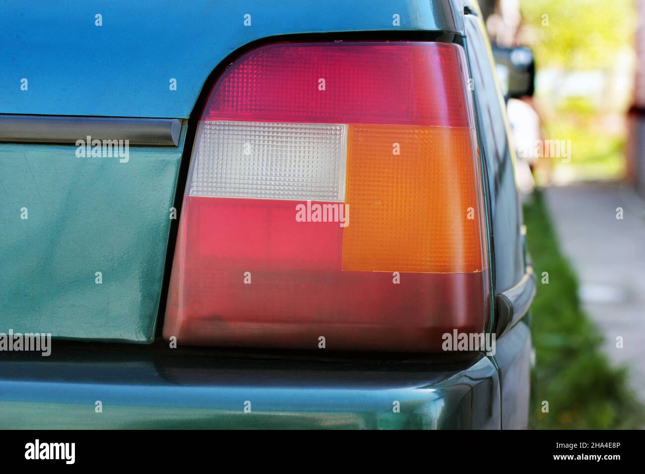Car headlights. Headlight. Part of the car Stock Photo - Alamy