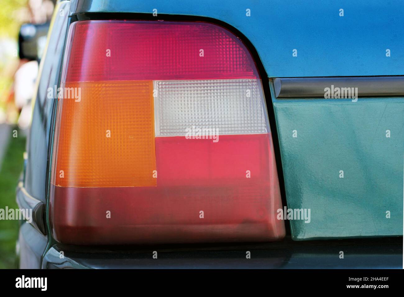 Car headlights. Headlight. Part of the car Stock Photo - Alamy