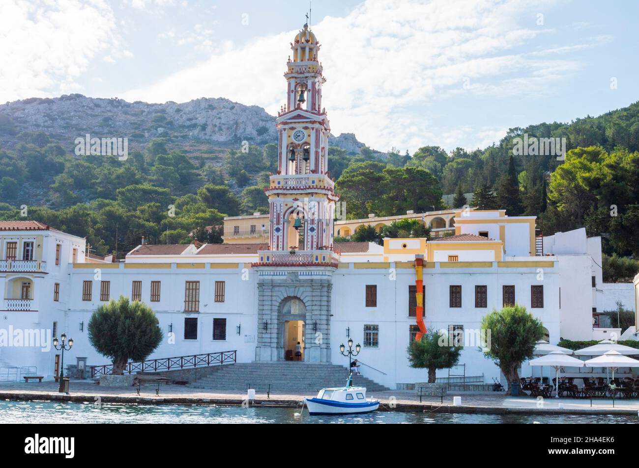 Monastery at Panormitis. Island of Symi Dodecanese. Islands Aegean Sea ...
