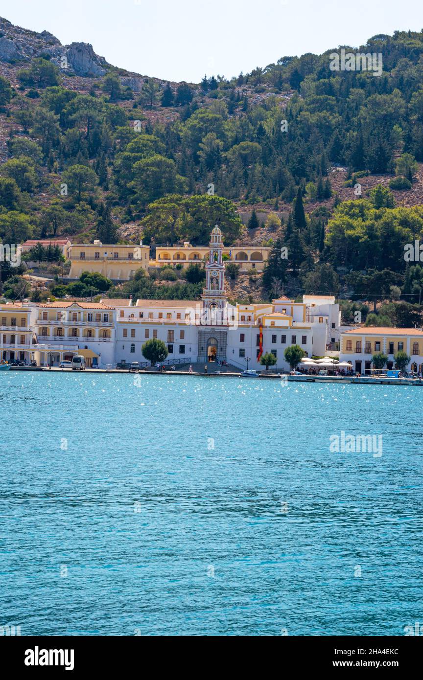 Monastery at Panormitis. Island of Symi Dodecanese. Islands Aegean Sea ...