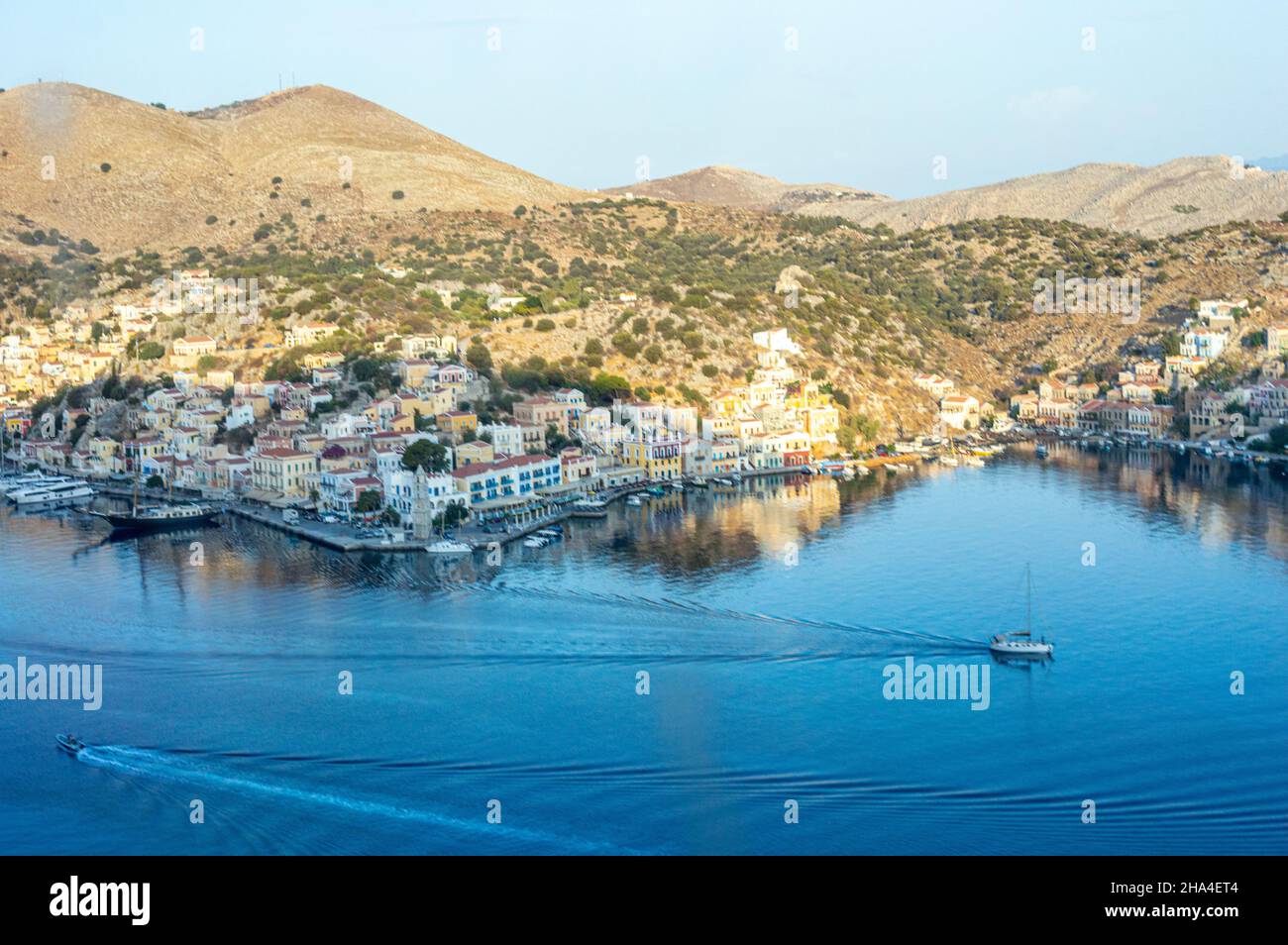Symi aerial hi-res stock photography and images - Alamy