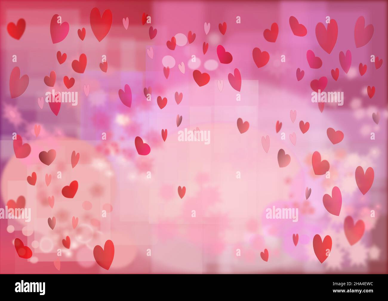 Pink Valentine's background. Bokeh like background in pink with pink ...