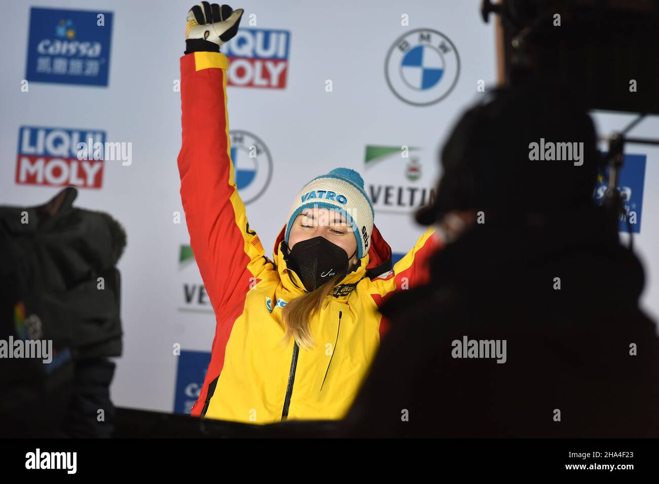 Winterberg, Germany. 10th Dec, 2021. Skeleton: World Cup, women, 2nd ...