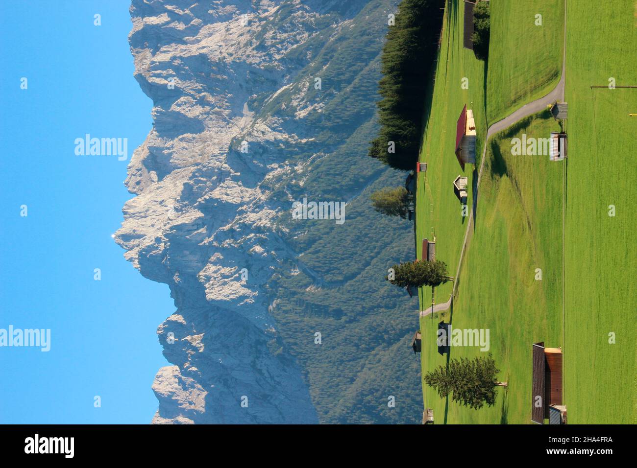 walk near mittenwald in the buckelwiesen,europe,germany,bavaria,upper ...