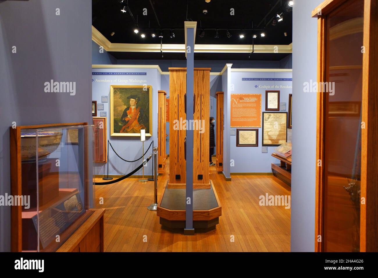 Interior view of the Museum of Washington's Headquarters in Morristown ...