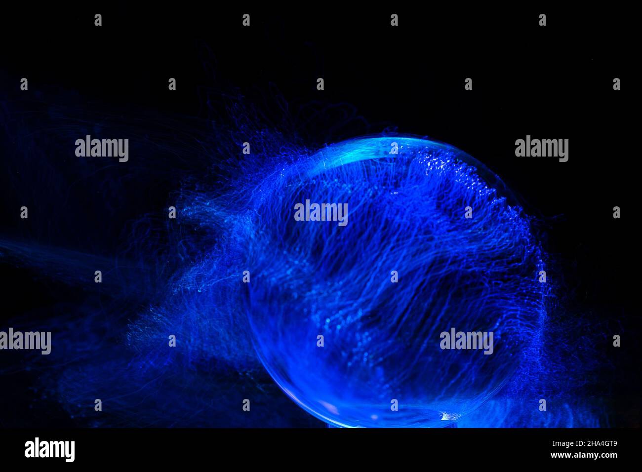 Abstraction background of a vibrant spherical shape Stock Photo - Alamy