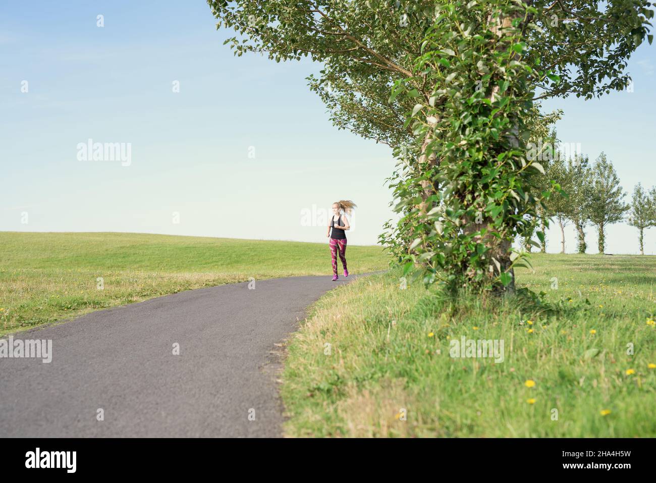 Long ponytail hi-res stock photography and images - Alamy