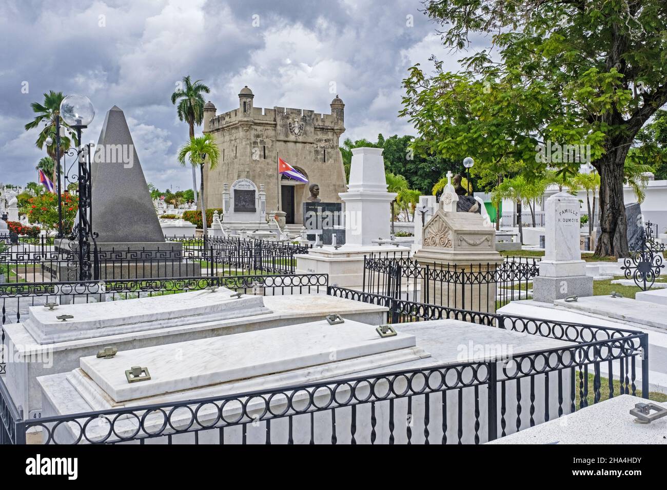 Santa Ifigenia Cemetery with final resting places of famous Cubans like ...