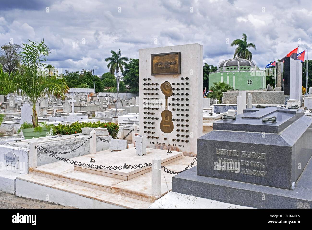 Santa Ifigenia Cemetery with tomb / grave of Compay Segundo, Cuban ...