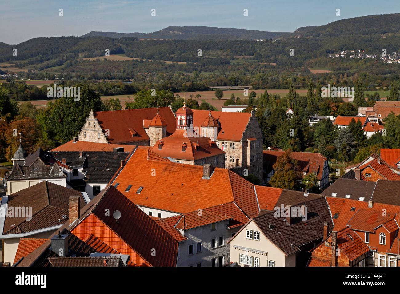 old town with landgrave castle,eschwege,werra-meissner-kreis,eschwege ...