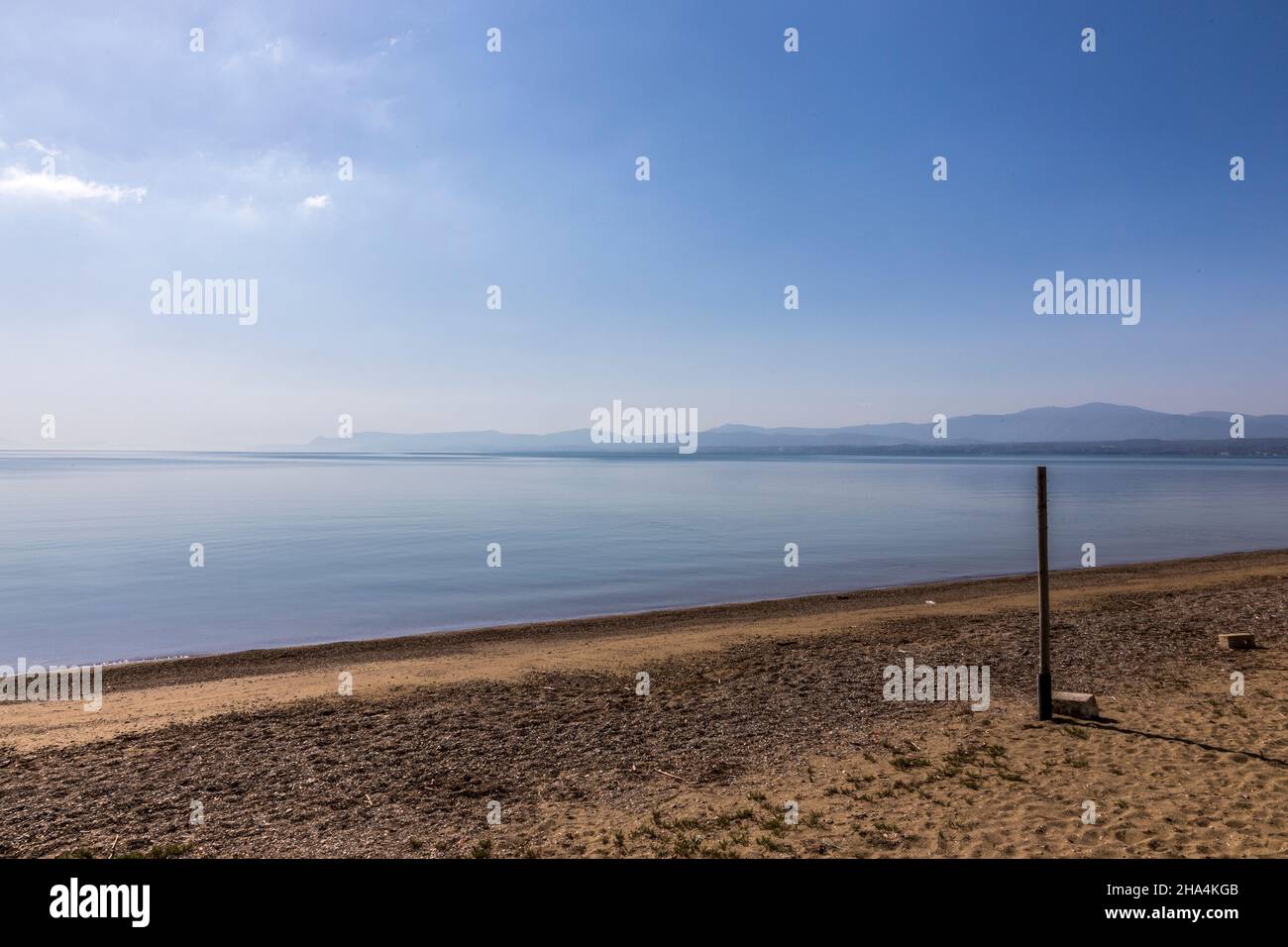 the ocean in greece Stock Photo - Alamy