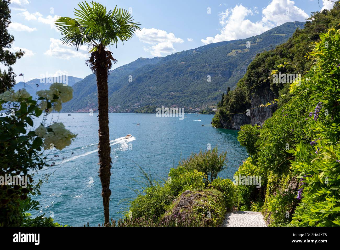 beautiful famous villa del balbianello,lenno,lake como,italy - filming ...