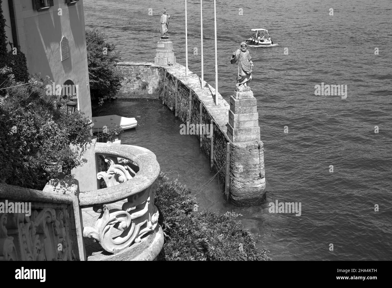 beautiful famous villa del balbianello,lenno,lake como,italy - filming ...
