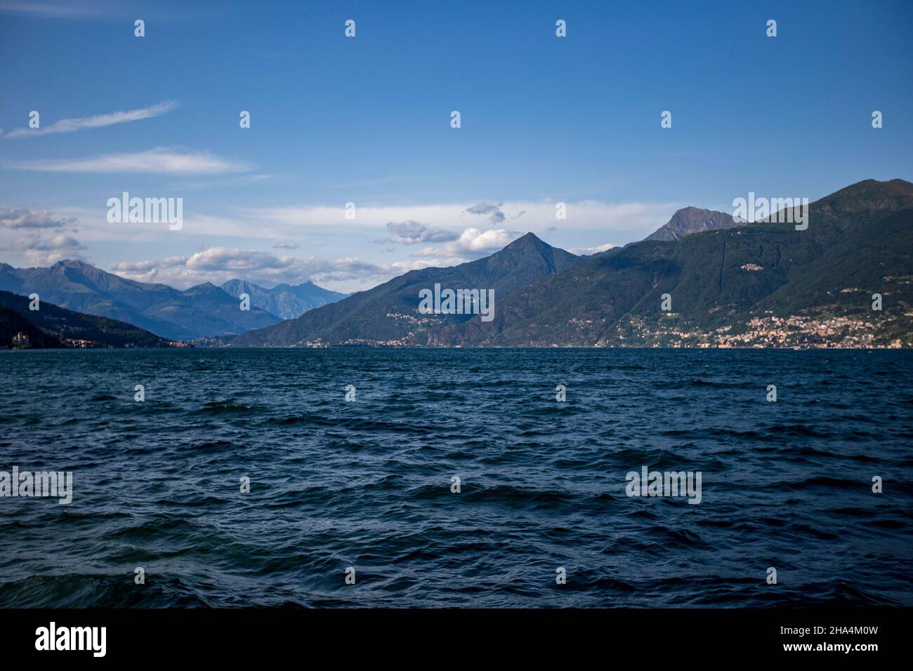 at lake como,italy,at the lake promenade menaggio,menaggio city Stock ...