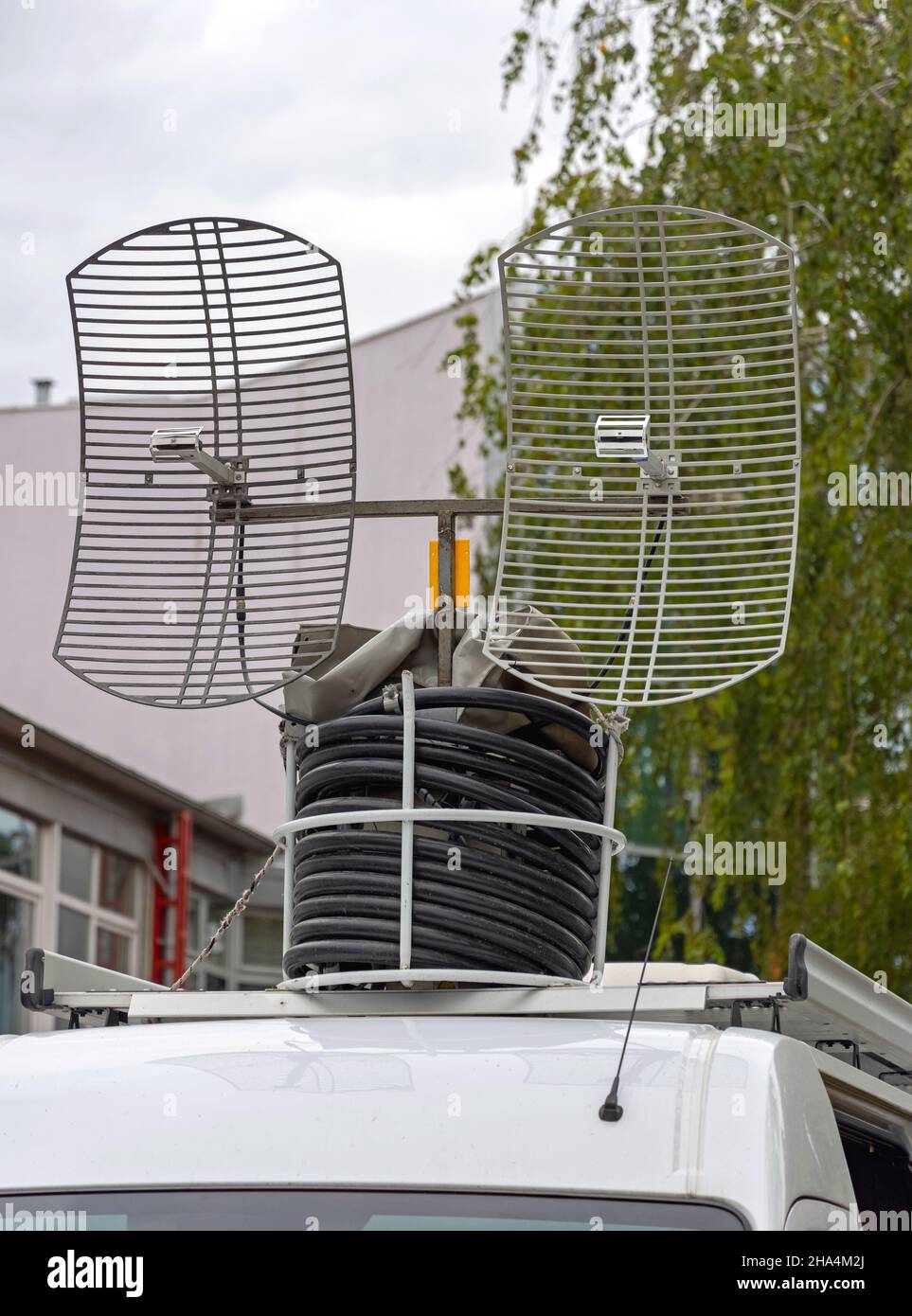 Van an antenna hi-res stock photography and images - Alamy