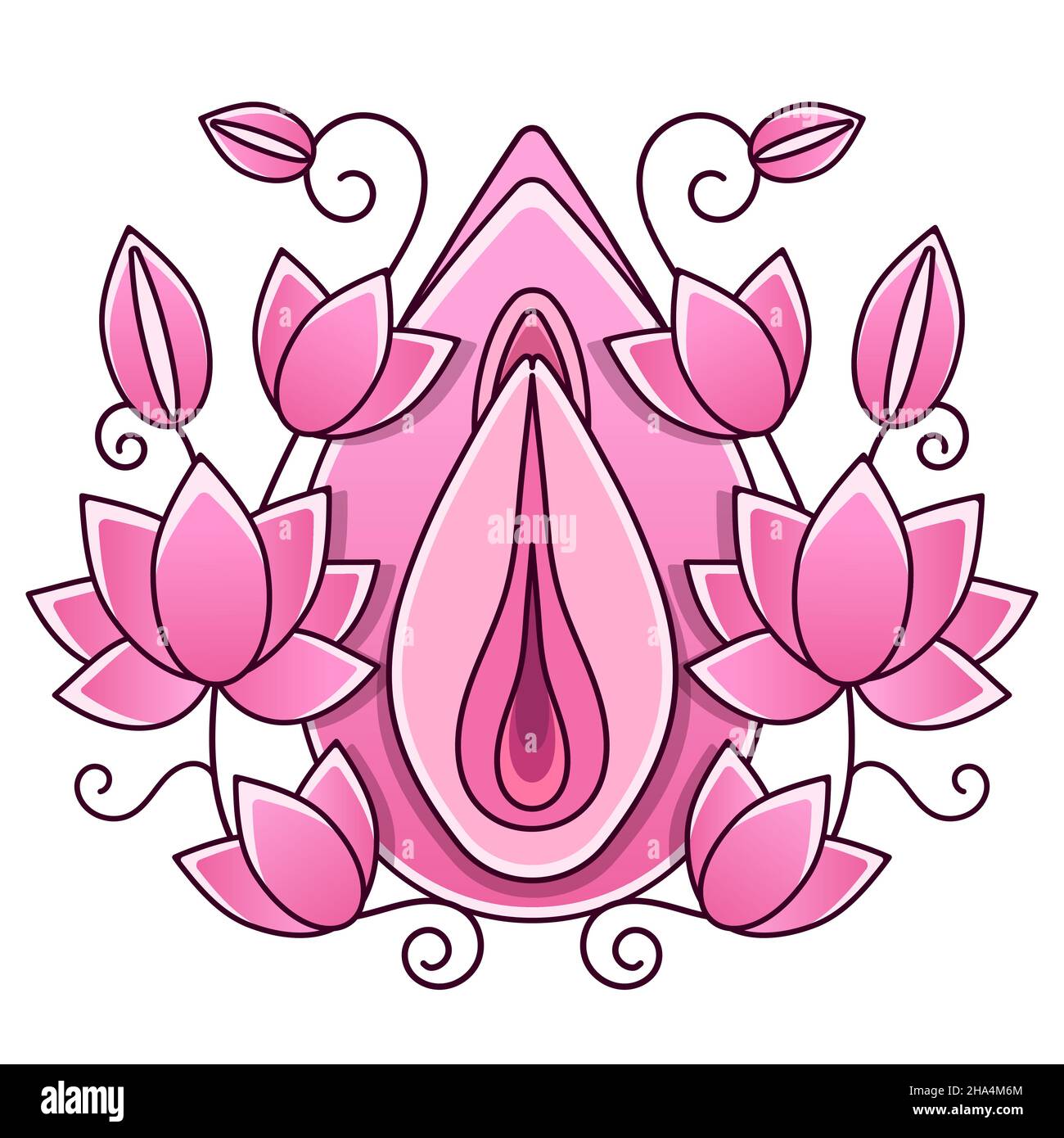 Flower field in light Stock Vector Images - Alamy