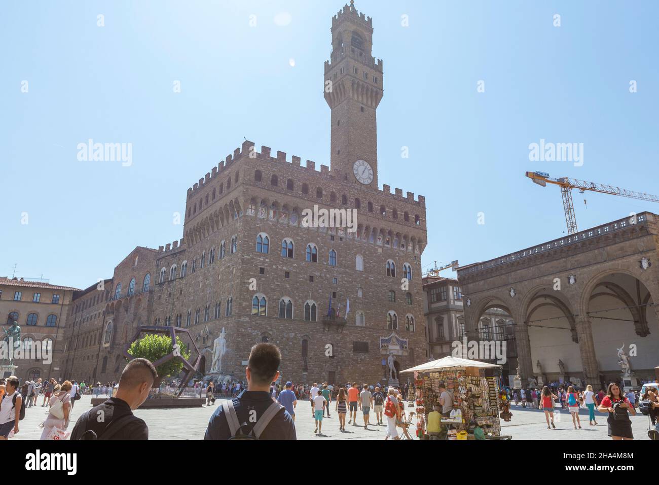 Palazzo vecchio square hi-res stock photography and images - Alamy