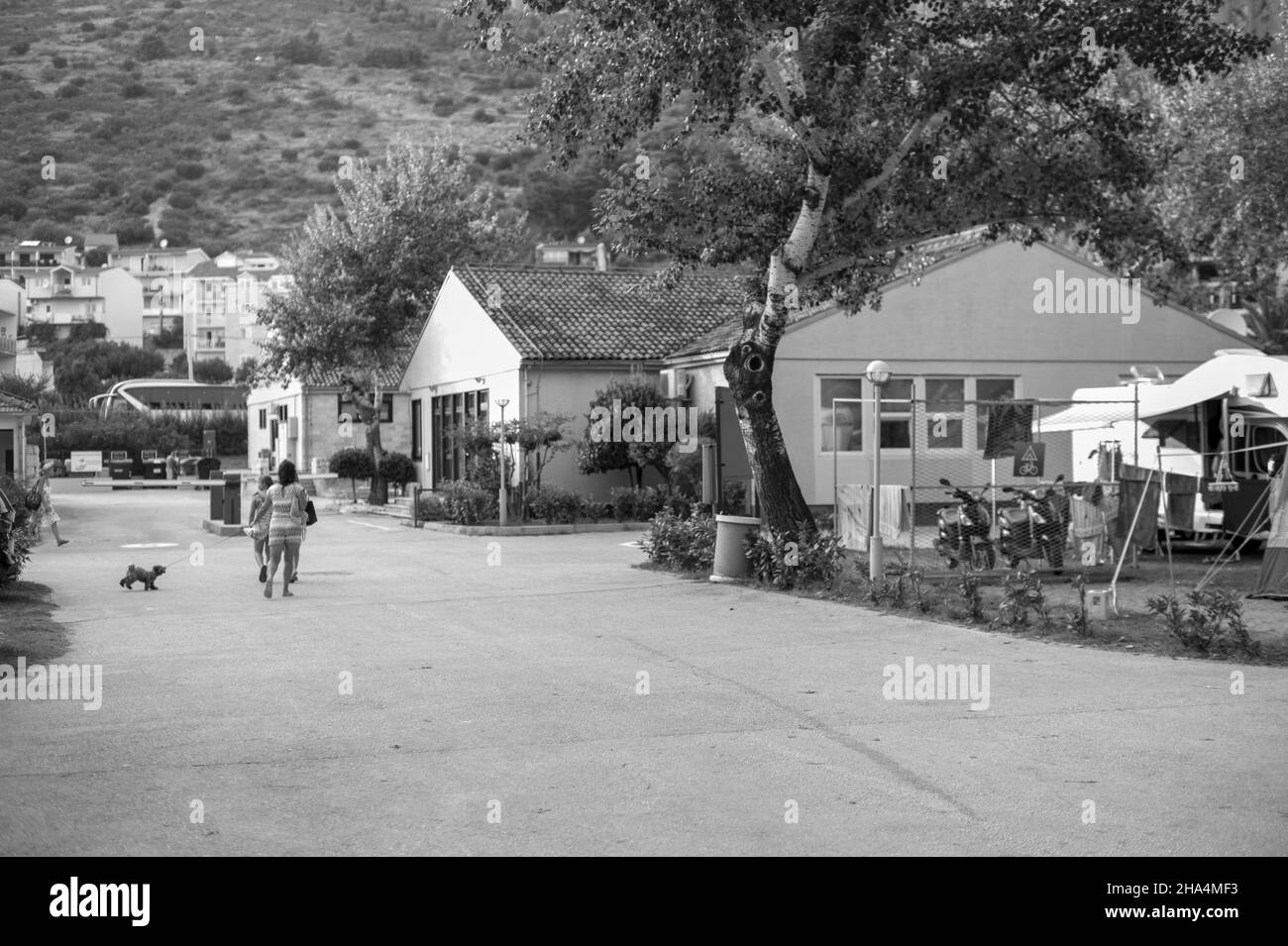 kamp galeb - a campground in croatia Stock Photo - Alamy