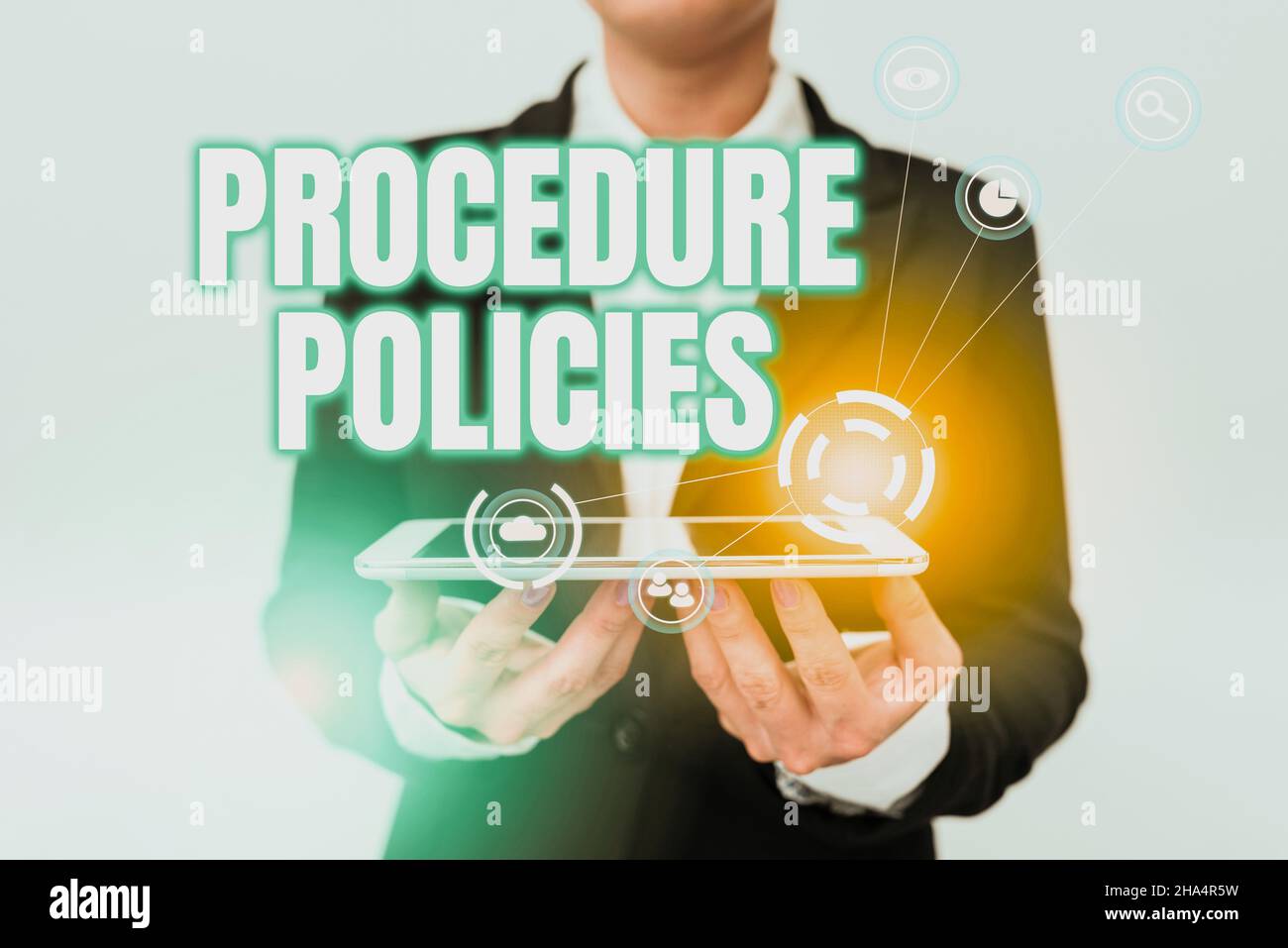 Sign displaying Procedure Policies. Business concept Steps to Guiding ...