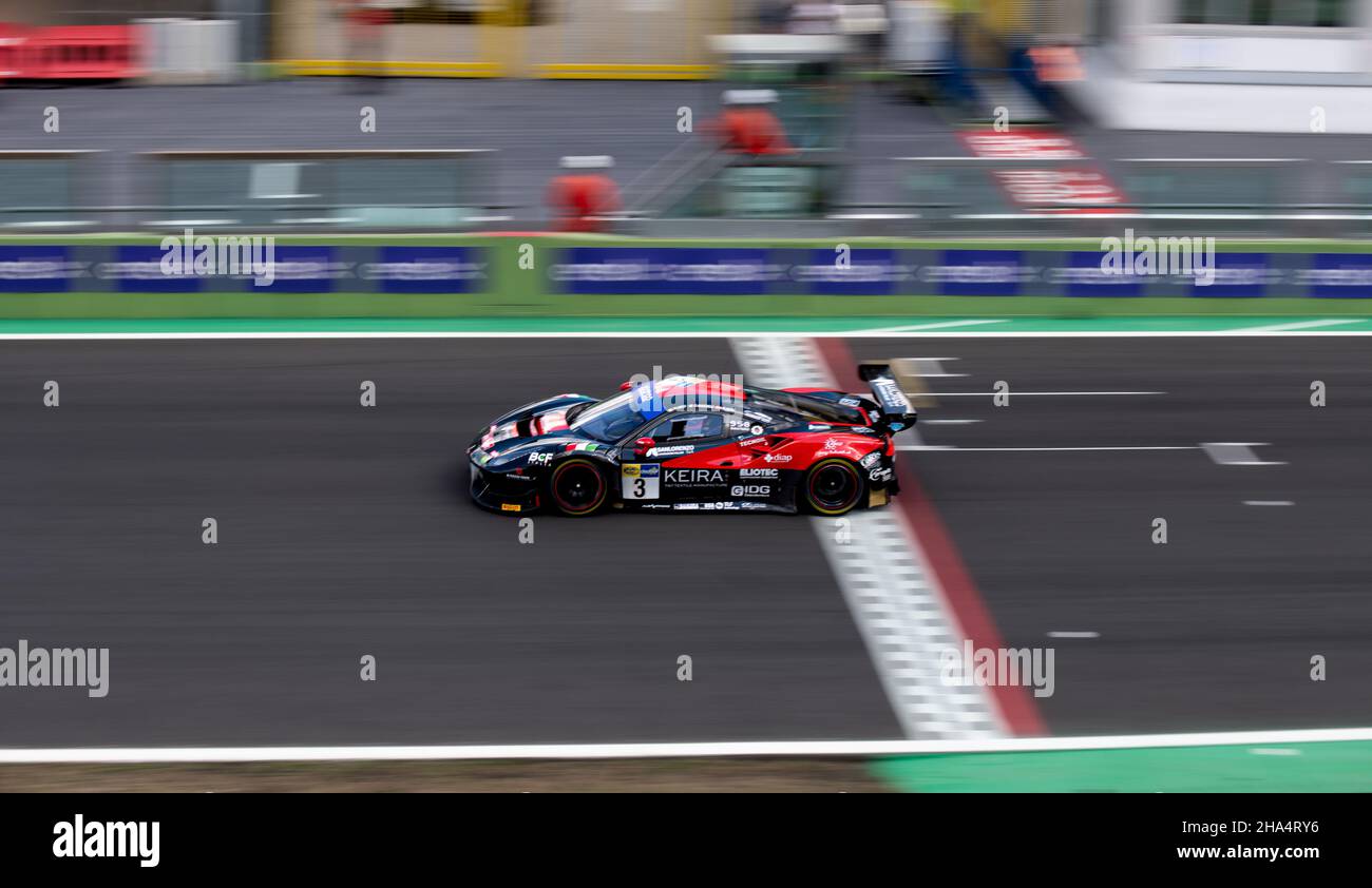 Vallelunga, italy september 18th 2021 Aci racing weekend. Ferrari gt ...