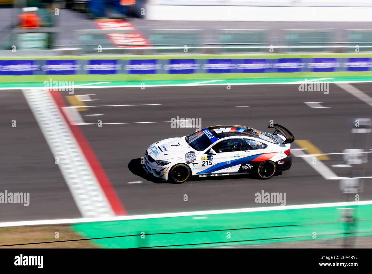 Checkered Line On Track