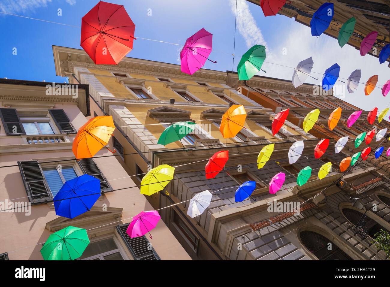 Floating umbrellas hi-res stock photography and images - Alamy