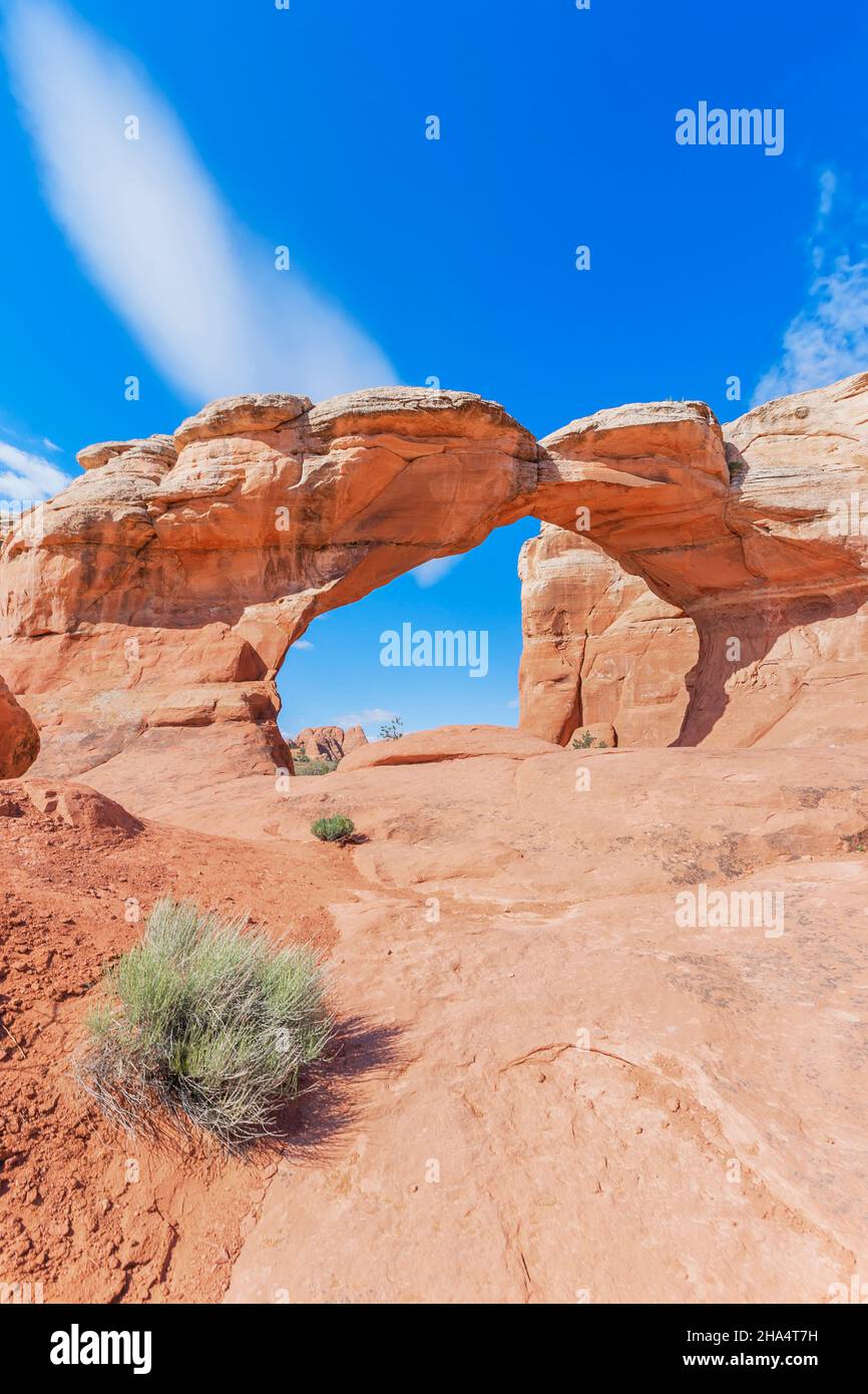 Broken arch arches national park hi-res stock photography and images ...