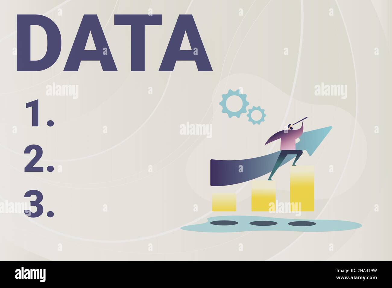 Hand writing sign Data. Word Written on Piece of information Facts and ...
