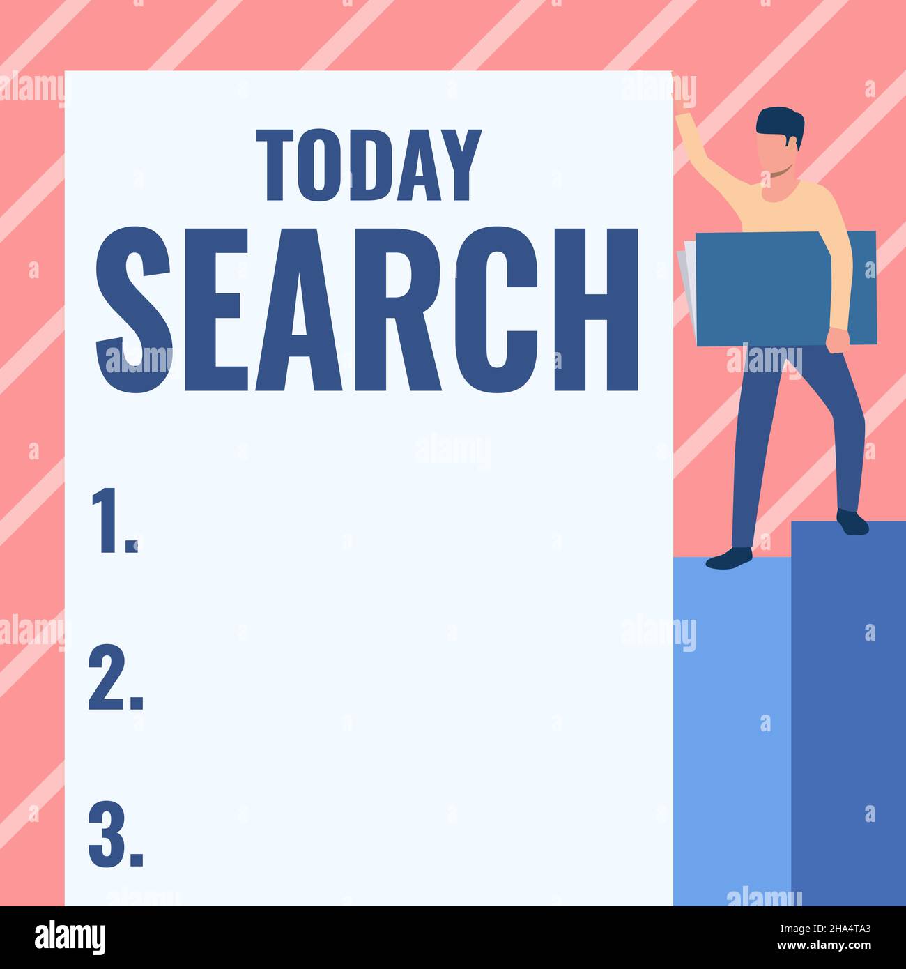 Hand writing sign Search. Business showcase try to find something by ...