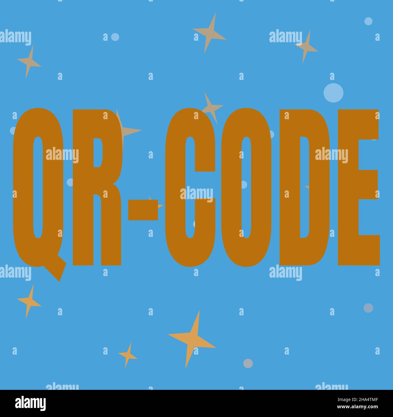 Text showing inspiration Qr Code. Business idea the trademark for a ...