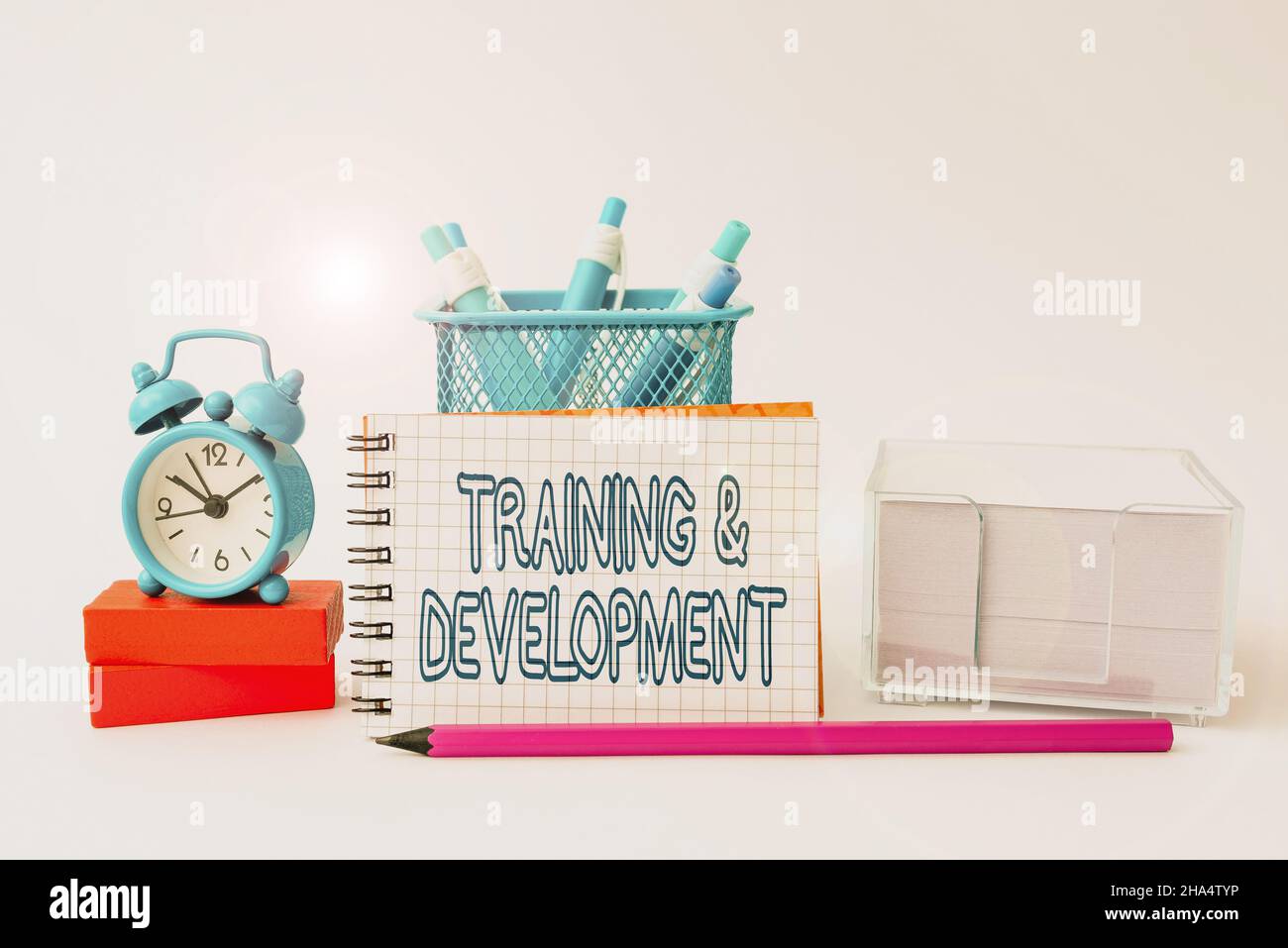 Writing displaying text Training And Development. Business showcase Organize Additional Learning ...