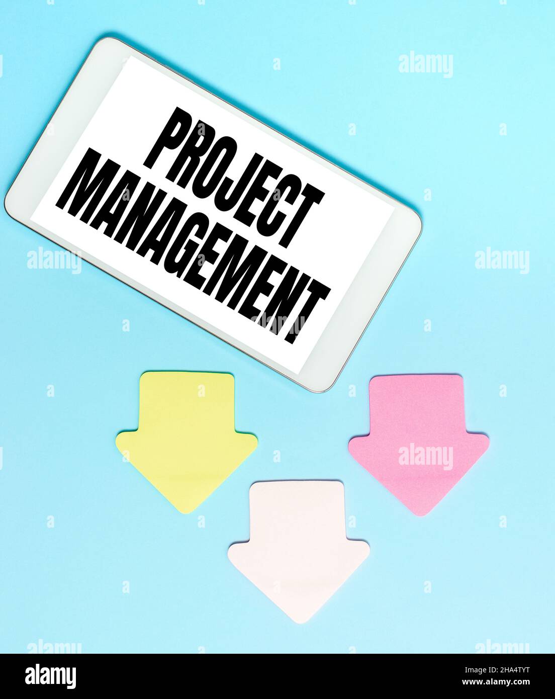 Text caption presenting Project Management. Word Written on Application ...