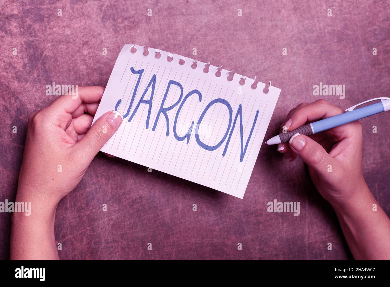 Conceptual display Jargon. Word for special words or expressions that ...
