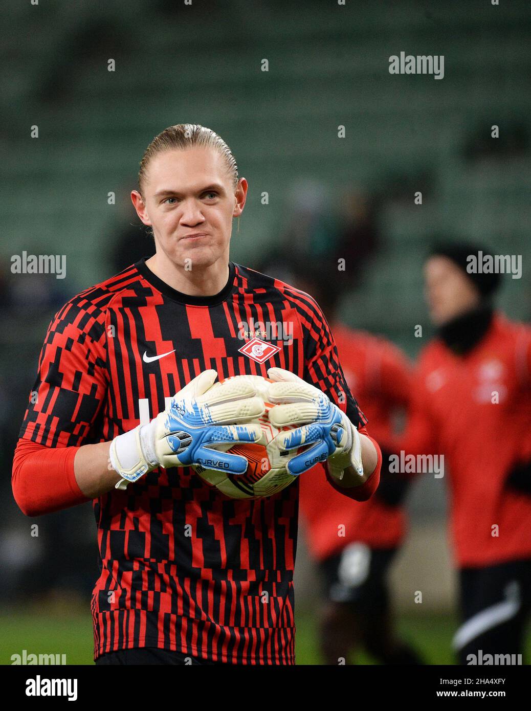 Europa League. A match between the teams Legia (Warsaw, Poland) - Spartak (Moscow, Russia) at ...