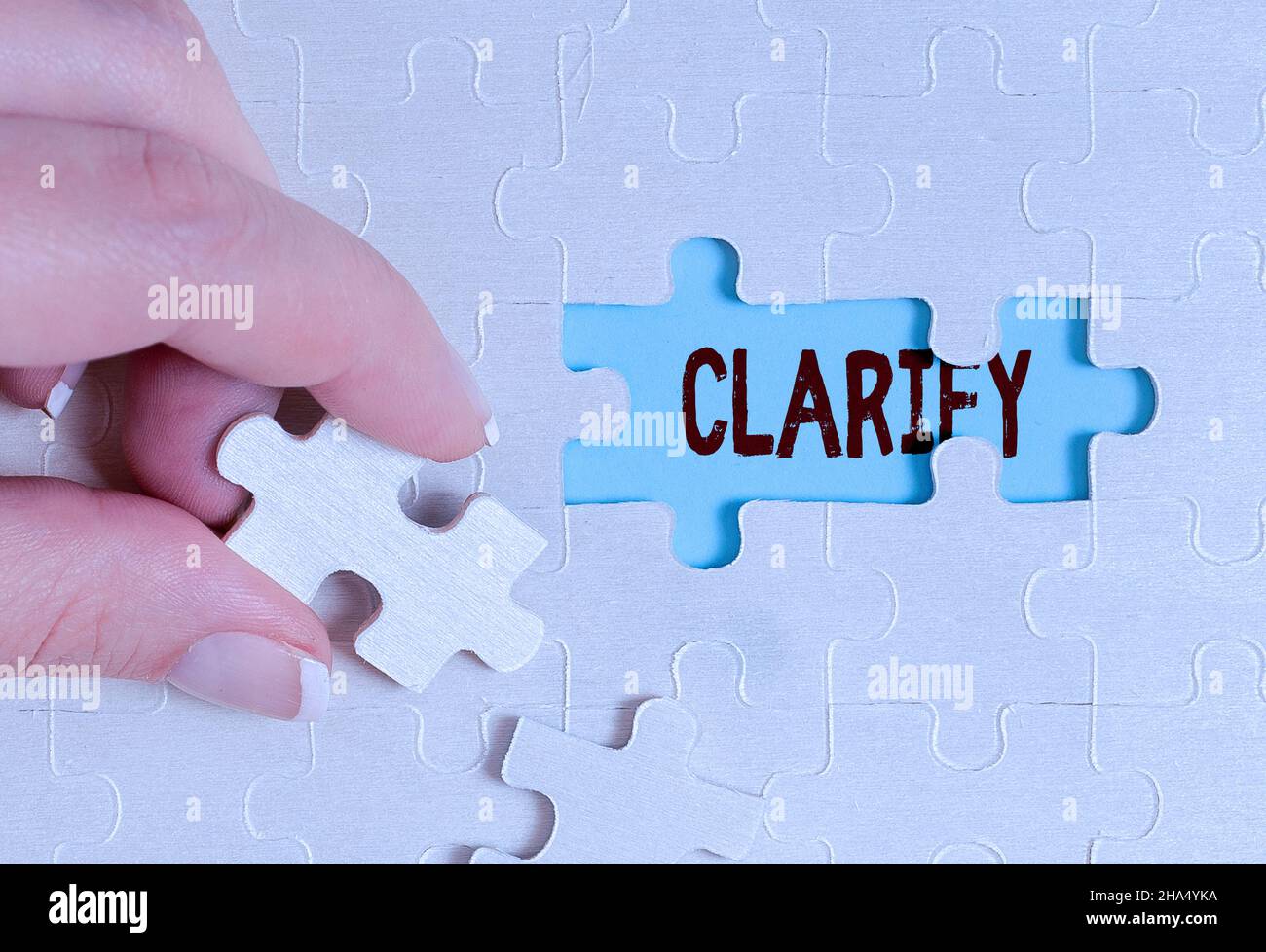 Text showing inspiration Clarify. Business overview Make a statement or ...