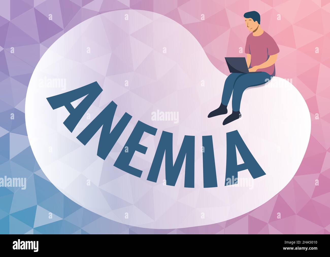 Sign displaying Anemia. Business approach condition where there ...