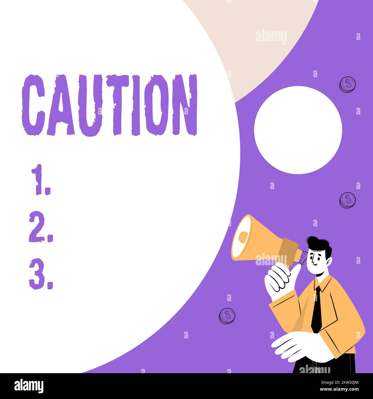 Conceptual display Caution. Business idea Care taken to avoid danger or ...