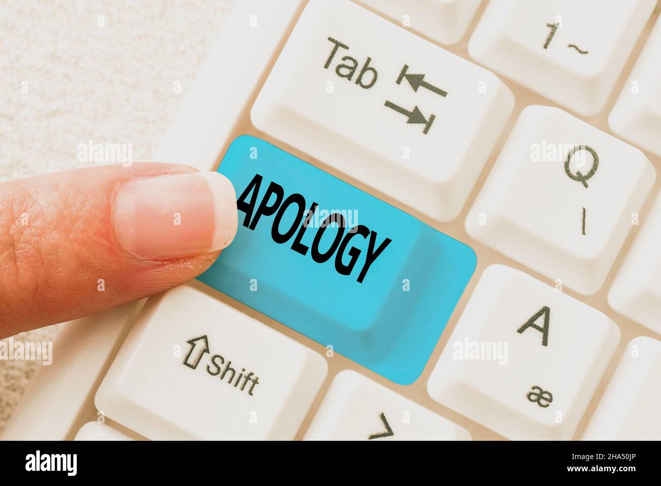 Sign displaying Apology. Business overview a written or spoken ...
