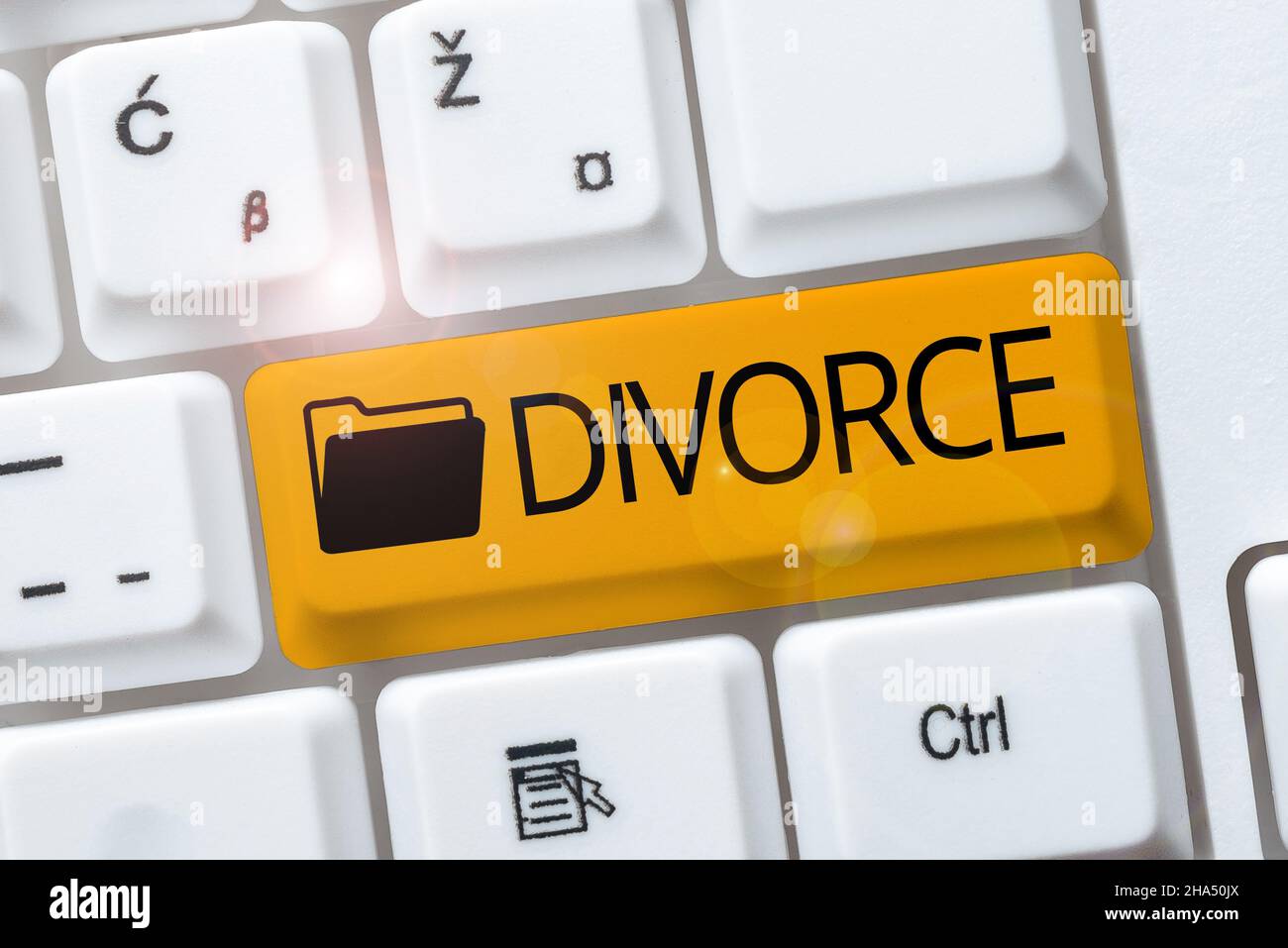 Sign Displaying Divorce Conceptual Photo Legal Dissolution Of Marriage
