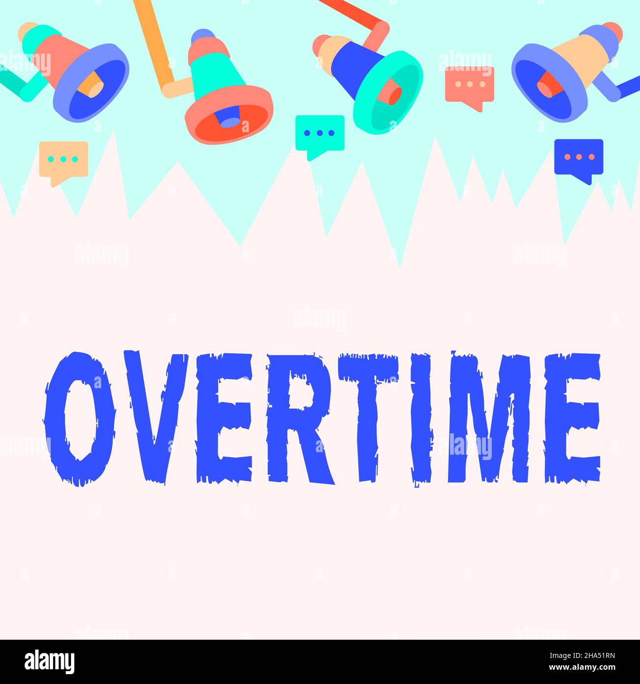 Conceptual caption Overtime. Concept meaning Time or hours worked in ...