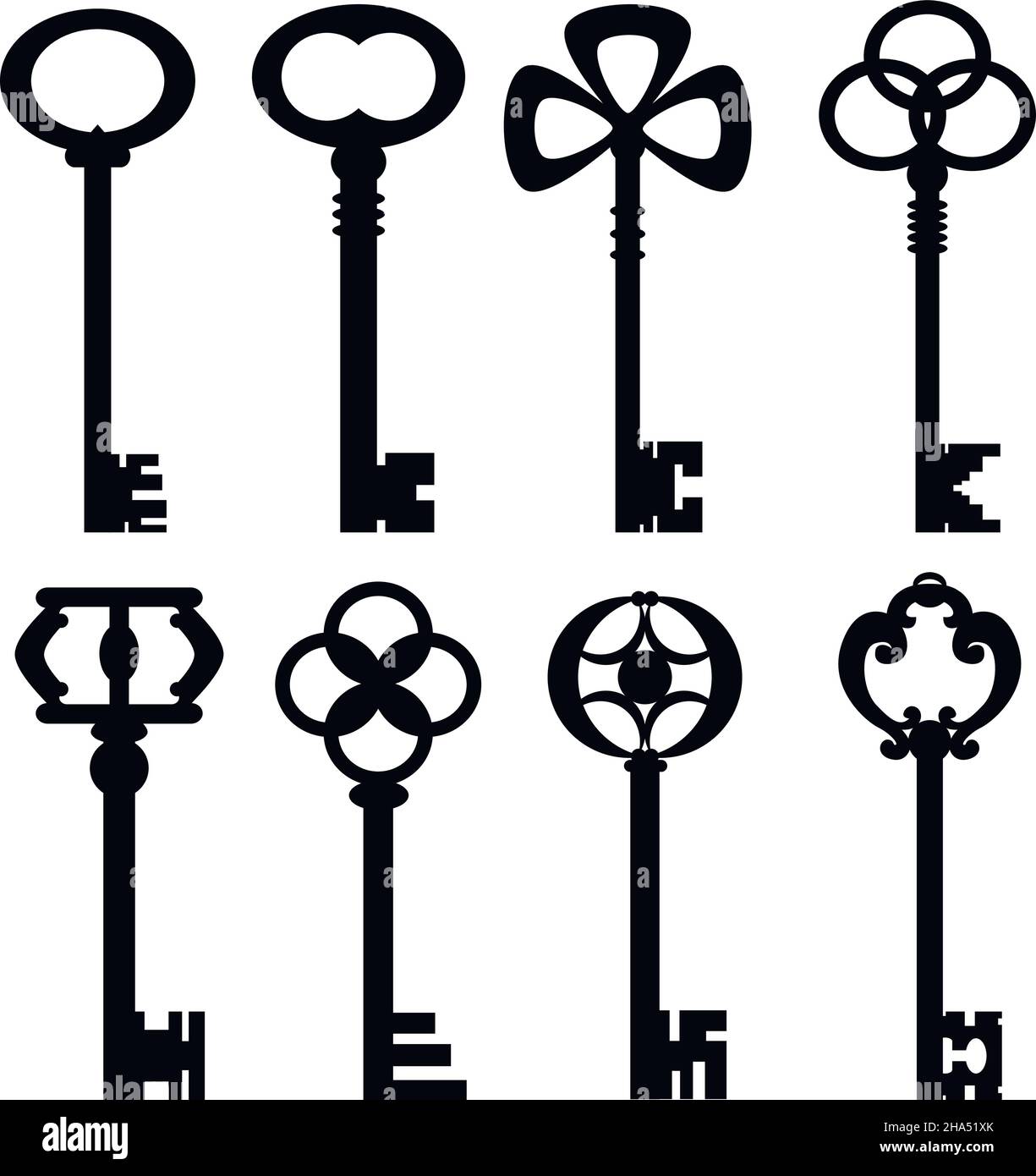 Vintage silhouette illustrations hi-res stock photography and images ...