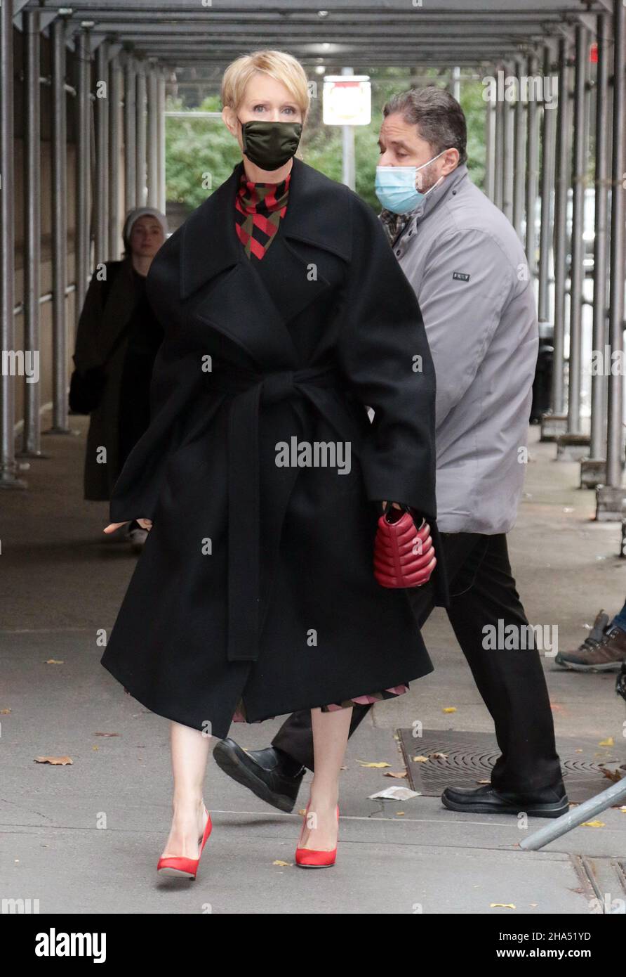 New York, NY, USA. 10th Dec, 2021. Cynthia Nixon at ABC's The View ...